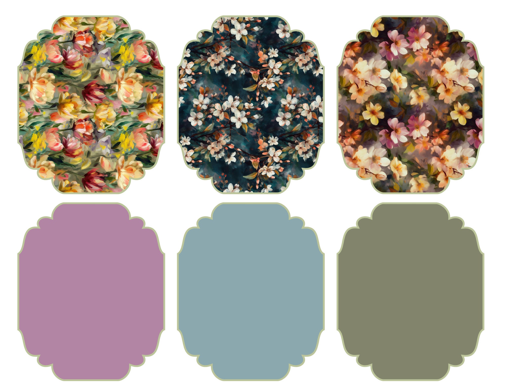 Printable Quilted Floral, Flowers, Spring, Floral, Flowers, Junk ...