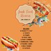 Printable Junk Food Junk Journal Scrapbooking Kit Matching Coordinated ...