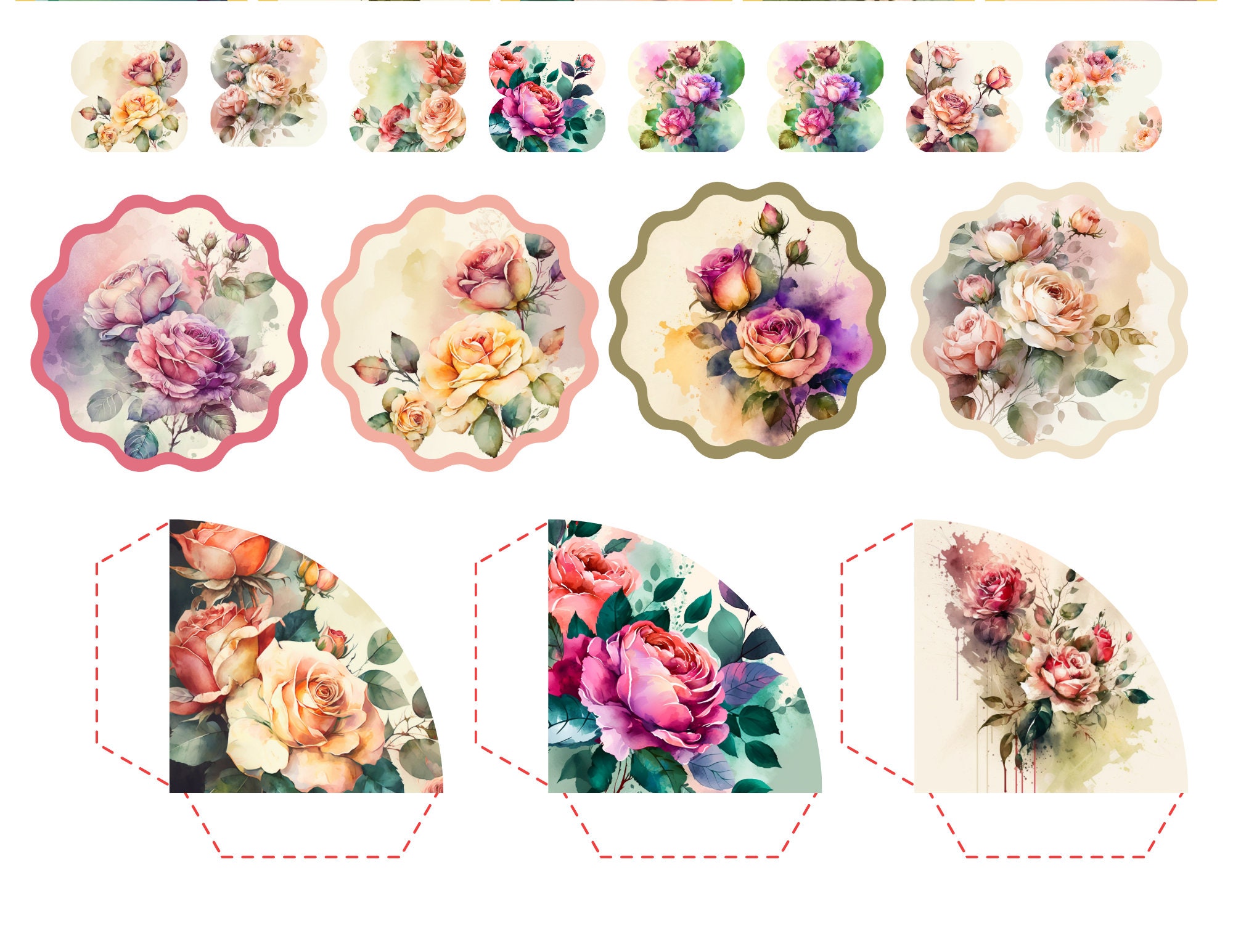 Printable Floral Beauty Junk Journal Scrapbook Kit Matching - Etsy