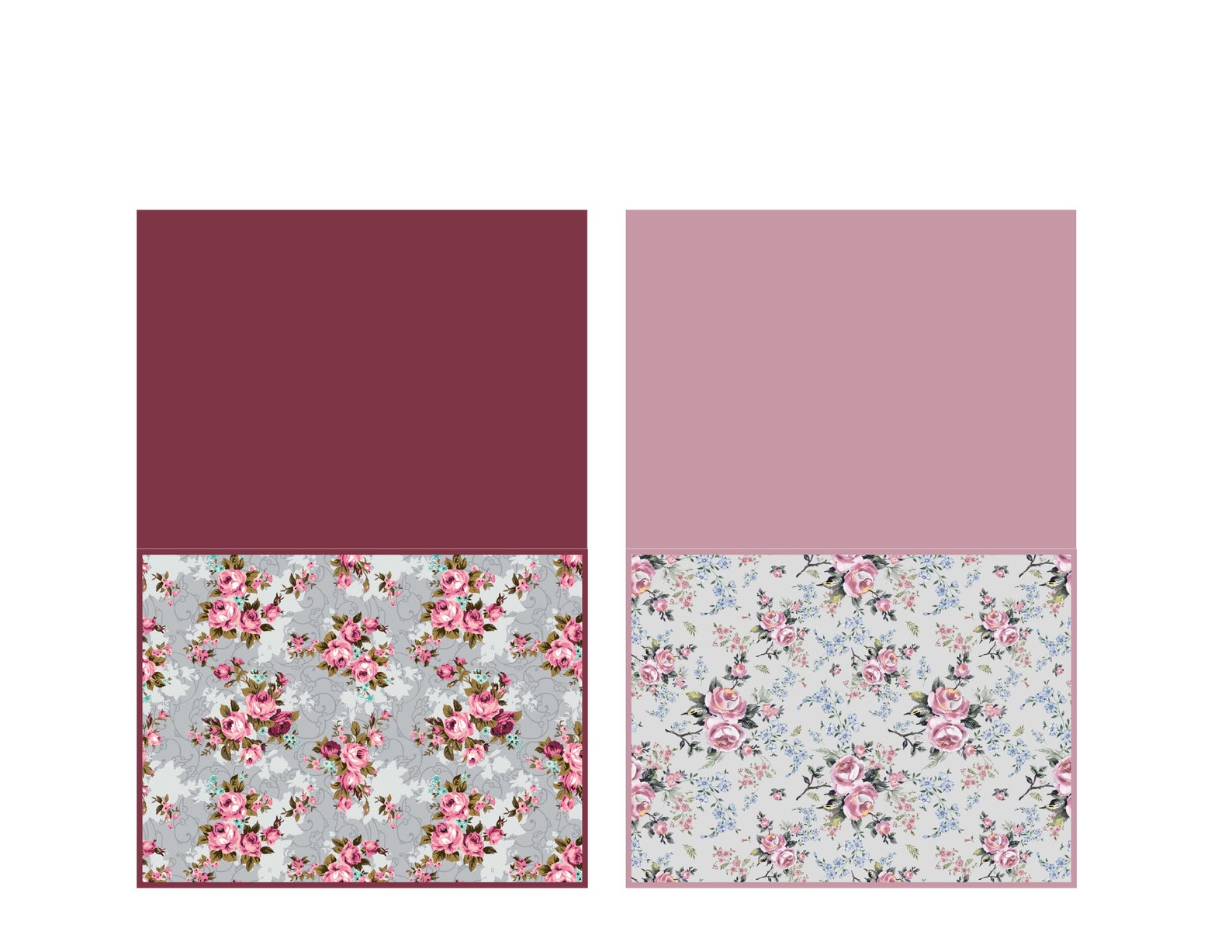 Printable Shabby Calico Junk Journal Scrapbooking Kit Matching ...