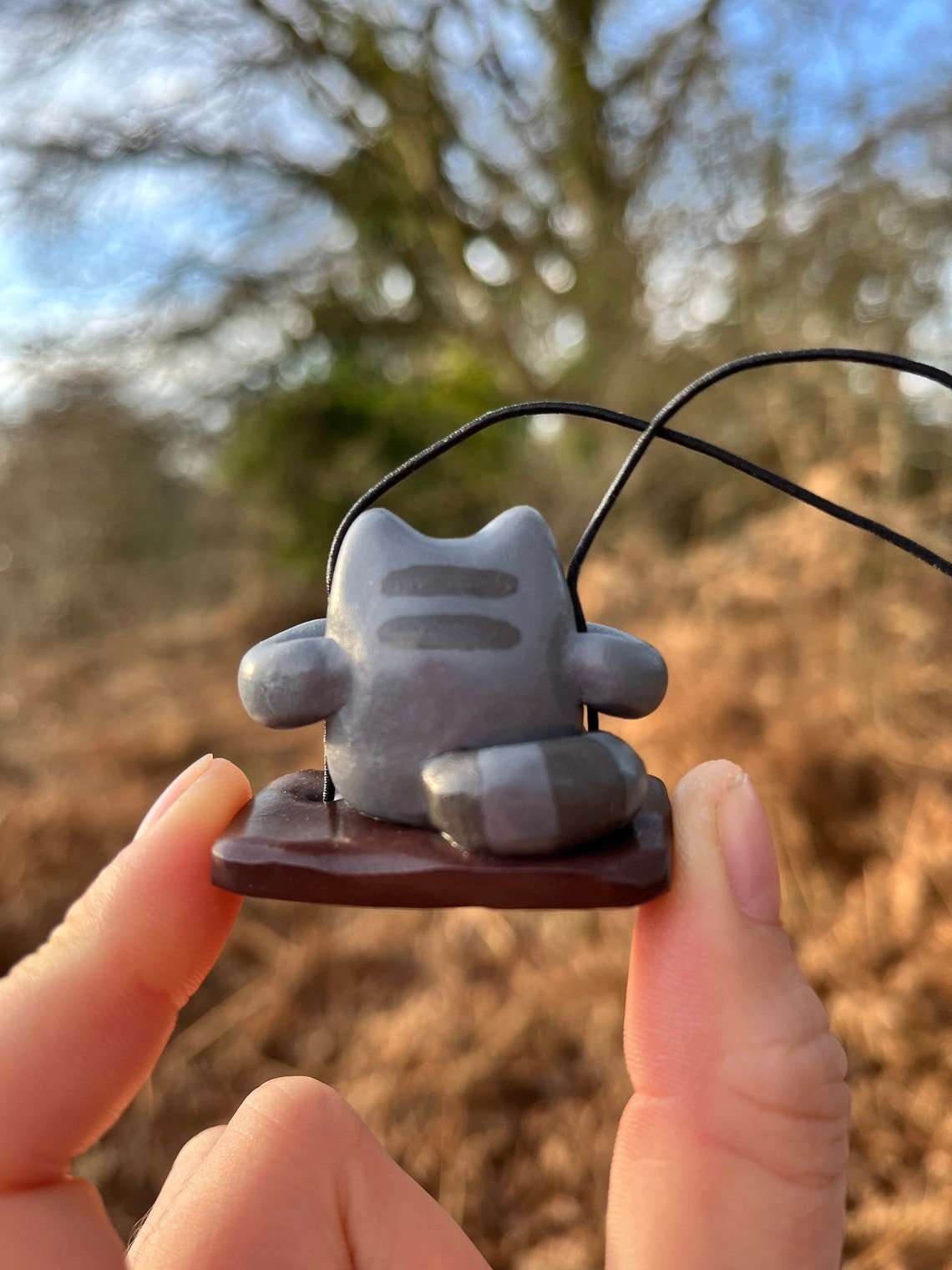 Swinging Pusheen Car Figurine, Cute Car Accessory, Cat Lover Gift, Rear ...