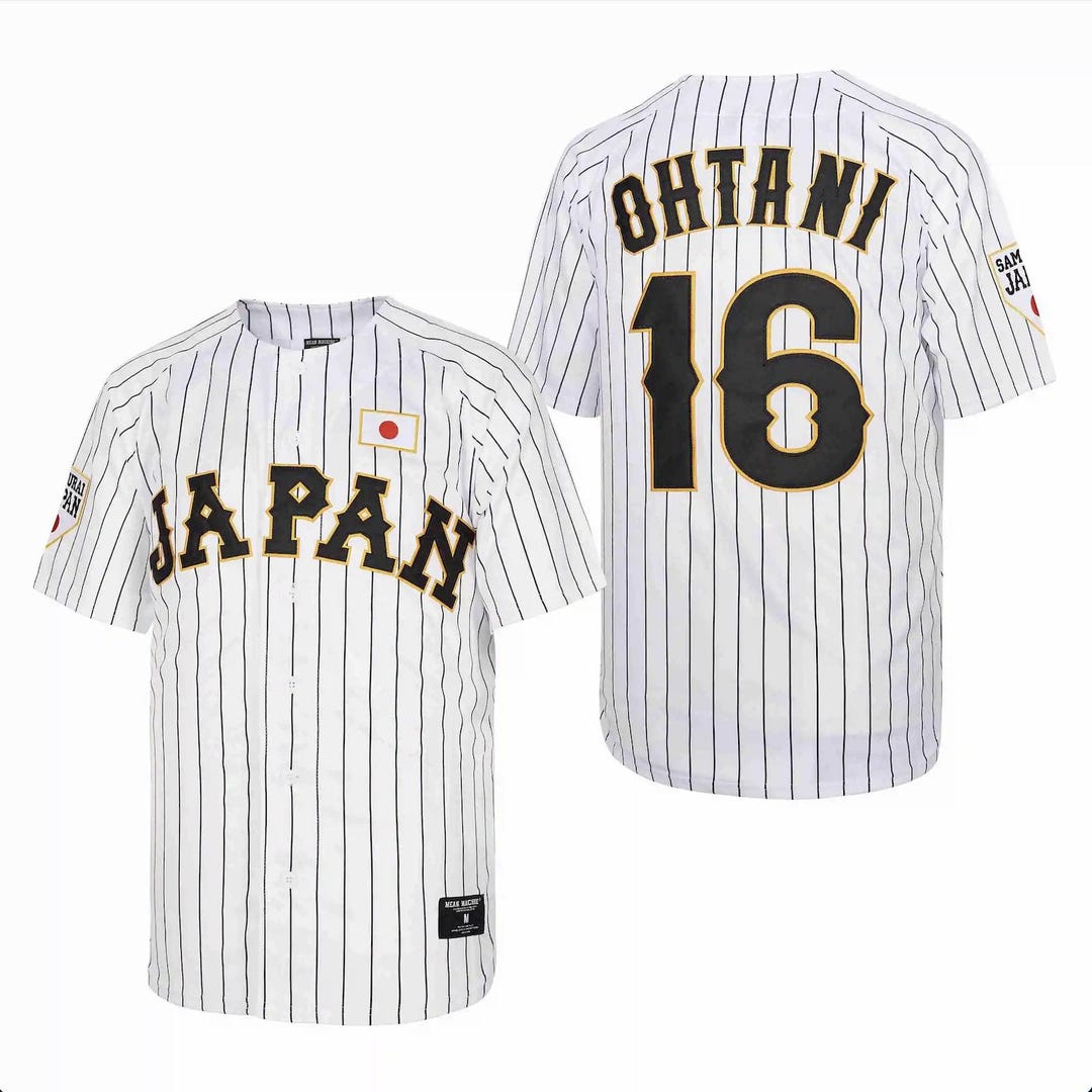 Replica Shohei Ohtani Jersey, Baseball Jersey, Samurai Japan Jersey ...