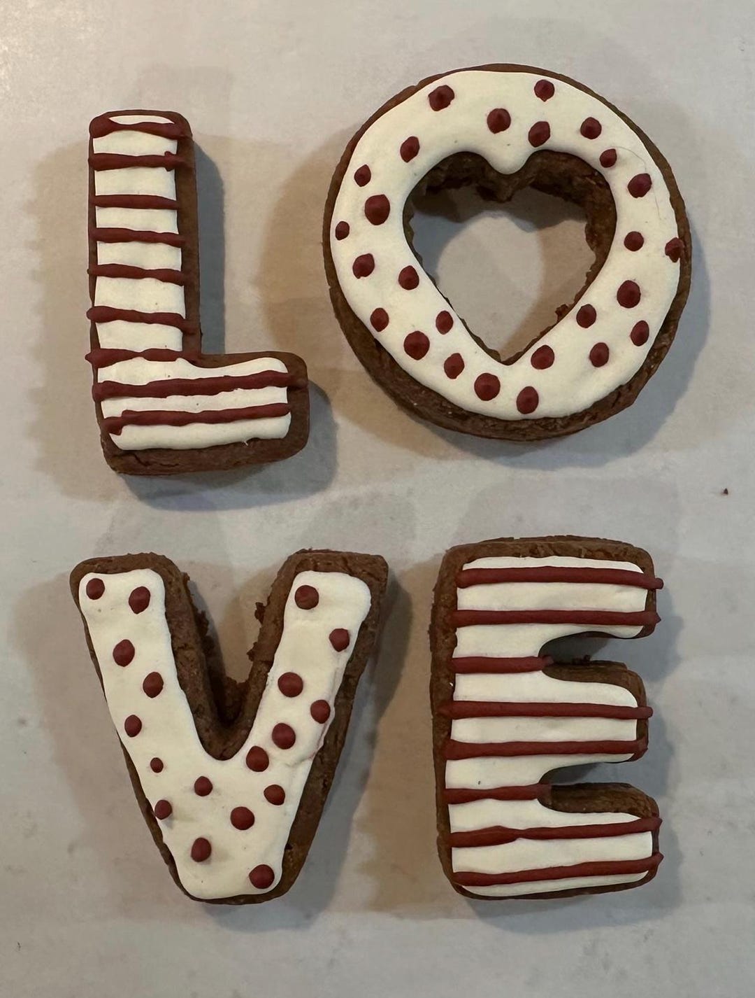 Puppy Love Valentines Day Gift Box Peanut Butter Cookies for Fur Babies ...