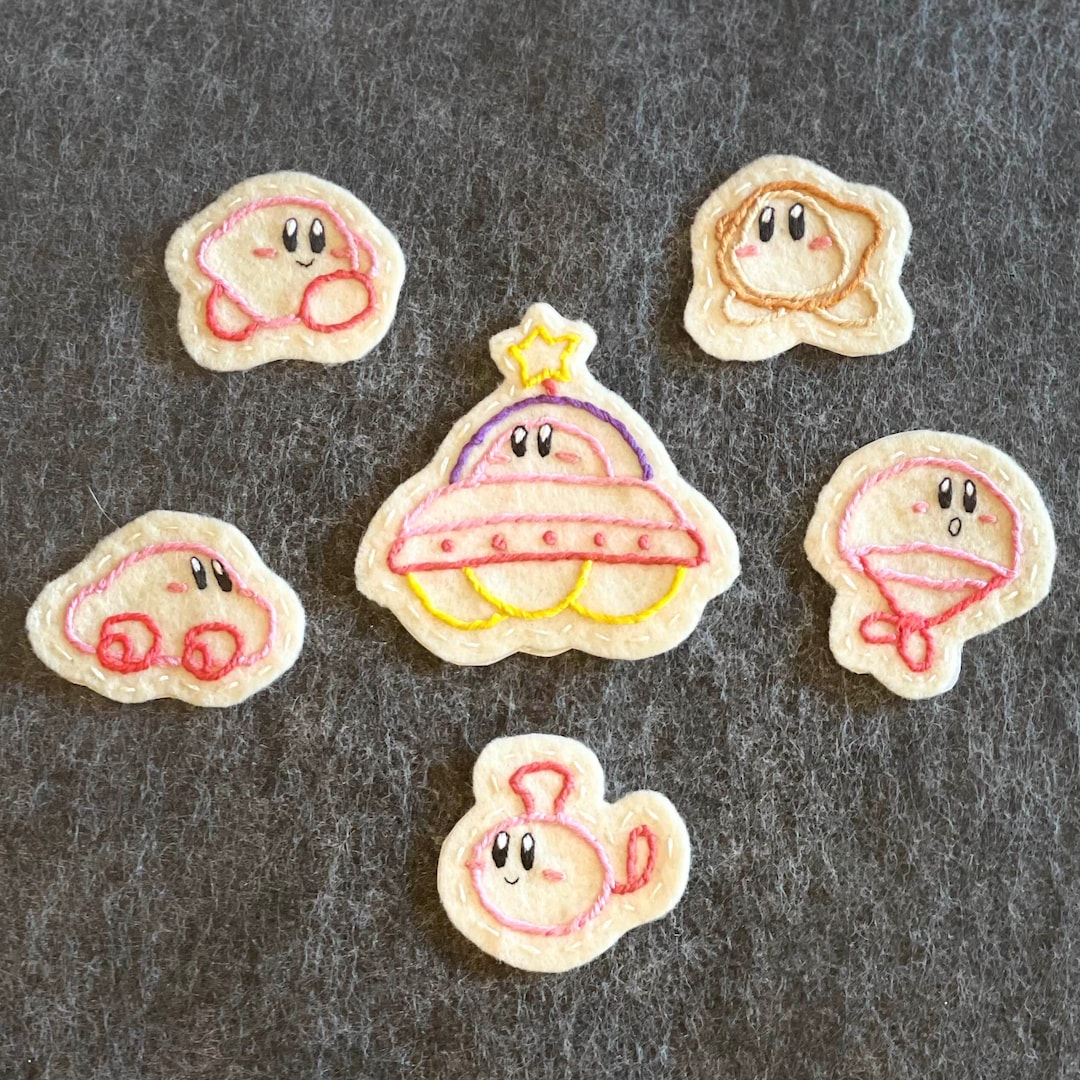 Kirby's Epic Yarn Patches - Etsy