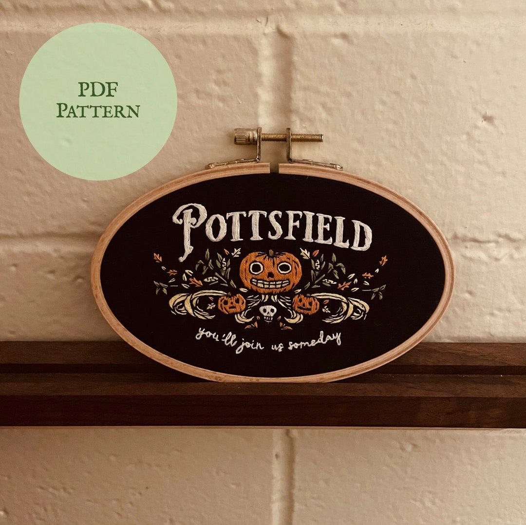 Pottsfield Embroidery Pattern // Over the Garden Wall - Etsy