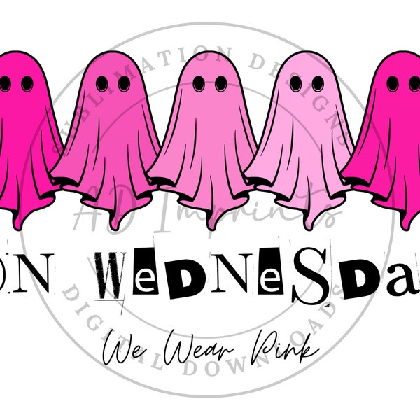 On Wednesday We Wear Pink - Etsy