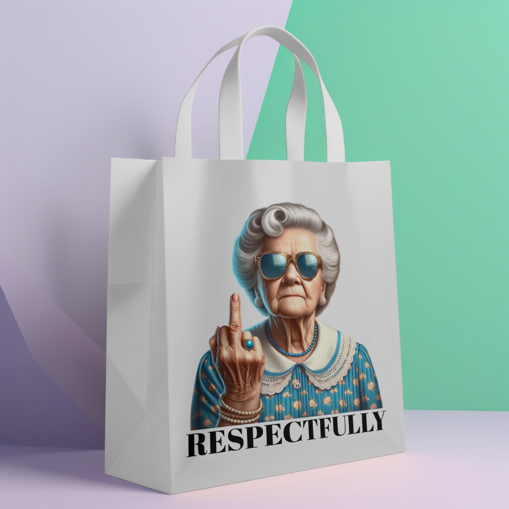 Respectfully PNG Middle Finger PNG Trendy Vintage Retro Housewife Funny ...