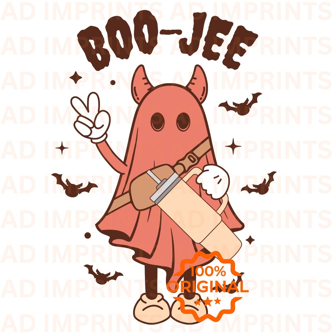 Boojee Ghost PNG Funny Halloween Sublimation Design Spooky Season SVG ...