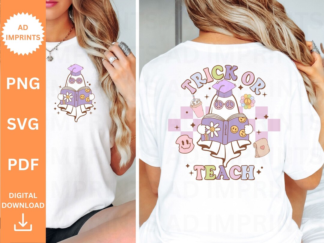 Halloween Teacher PNG Trick or Treat SVG Teacher Png Halloween Teacher ...