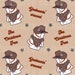 Western Christmas Seamless Pattern Cowboy Seamless Repeat Pattern Tree ...