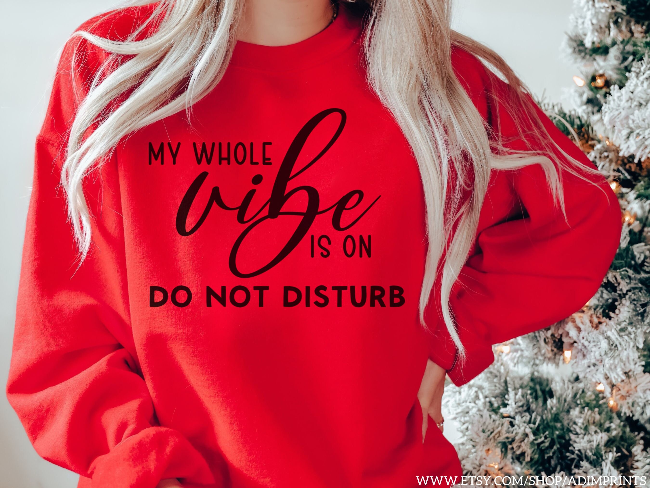 My Whole Vibe is on Do Not Disturb SVG Positive Affirmation Quote T ...