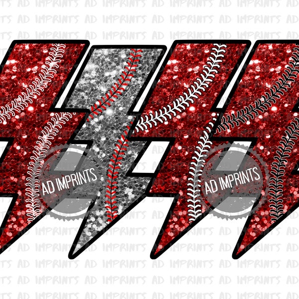 Baseball Lightning Bolt Svg - Etsy