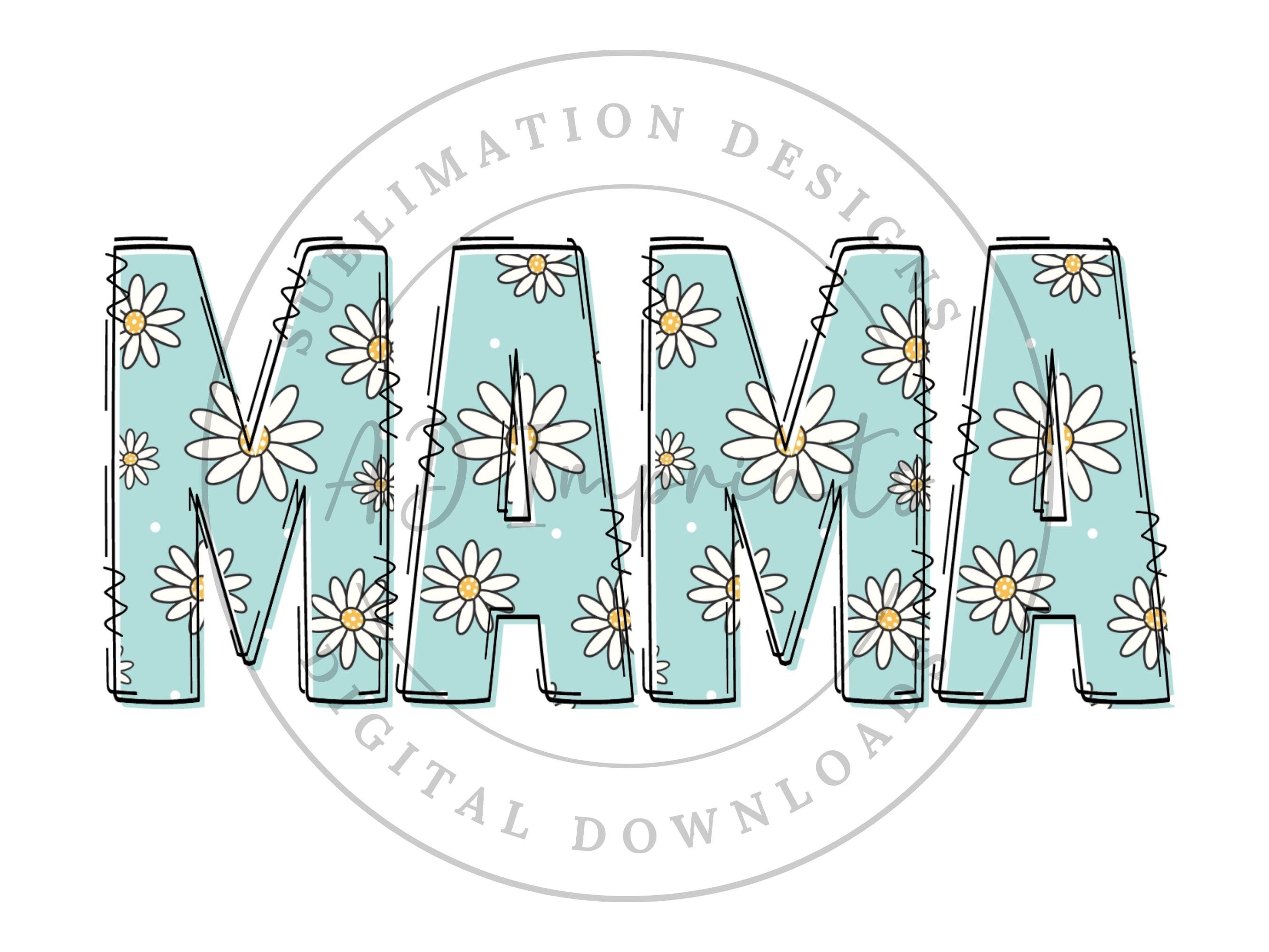 Mama Retro Flower PNG Groovy Mama Png Shirt Mama Png Mama - Etsy