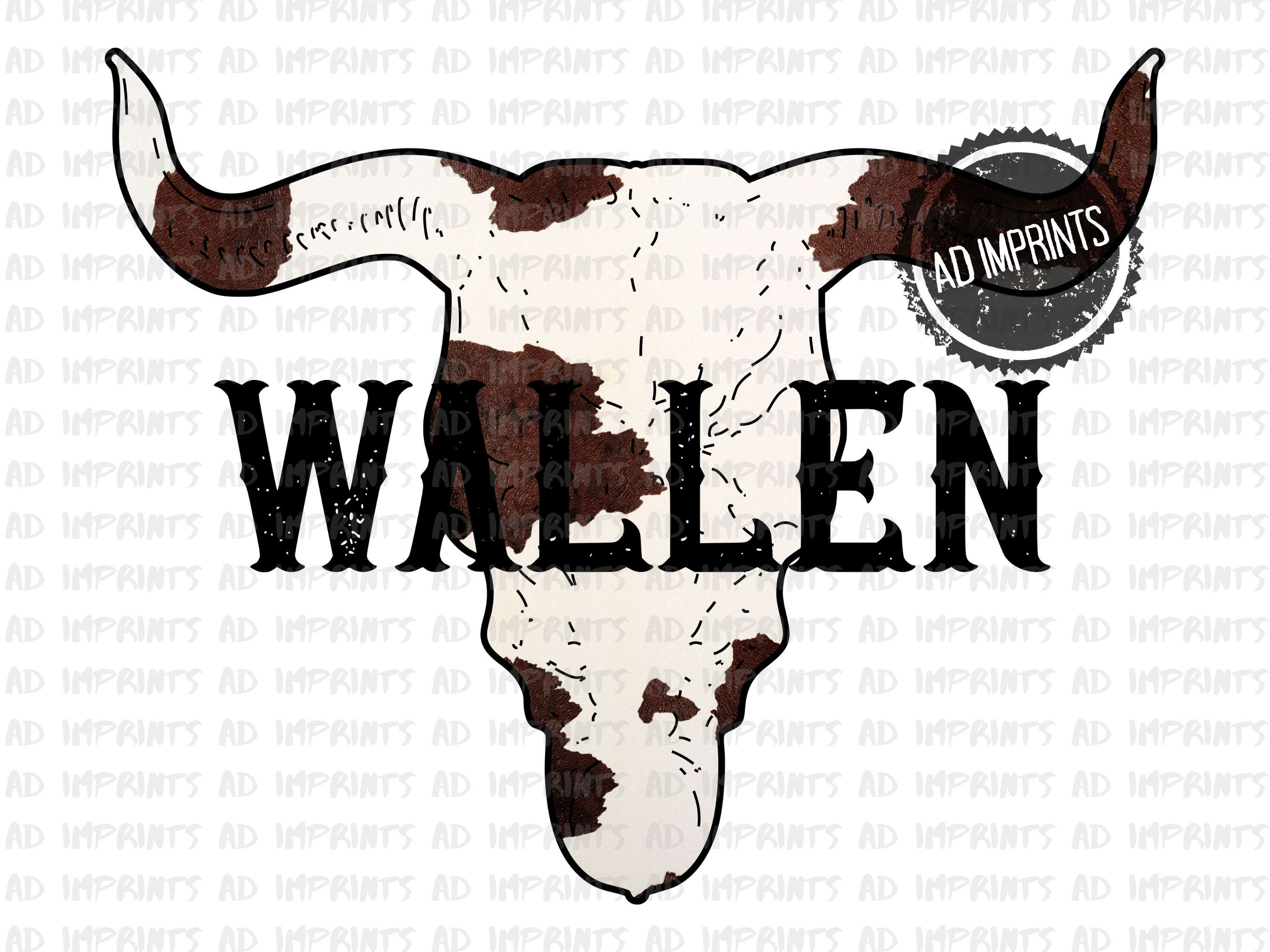 Wallen Bull Skull PNG Cow Skull Clipart Western Cowboy Sublimation ...