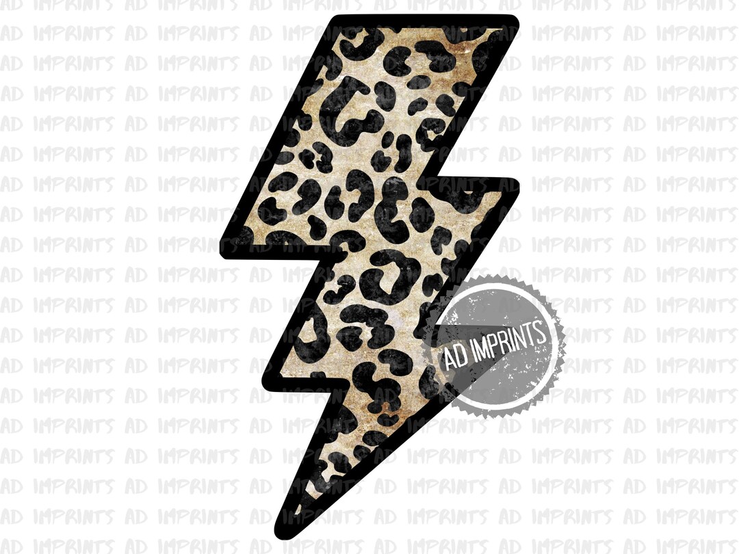 Leopard Lightning Bolt PNG | Lightning Bolt Clipart | Leopard Bolt Png ...