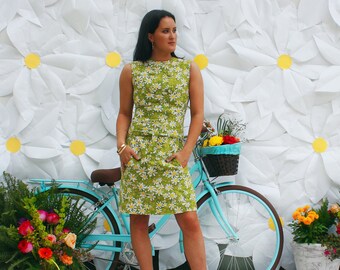 60s Flower Child Dress - Etsy