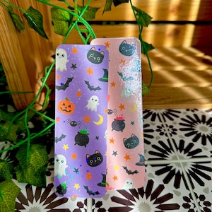 Holographic Spooky Bookmark Set | Halloween Bookmark | Sparkle Glitter ...