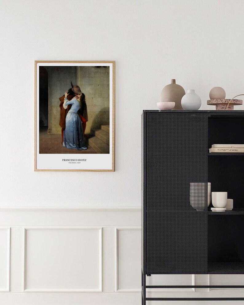 The Kiss 1859 Francesco Hayez Art Print Poster | Etsy UK