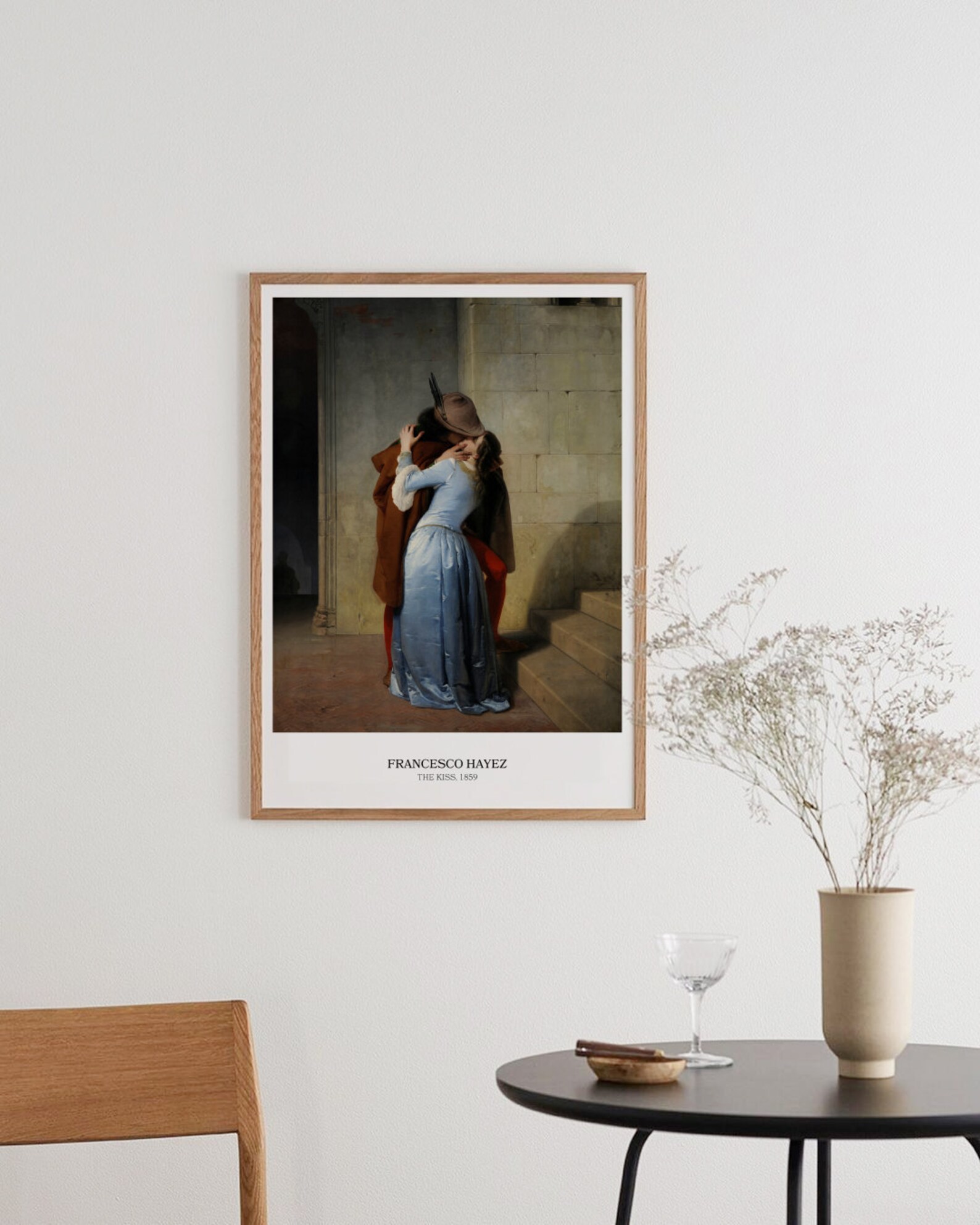 The Kiss 1859 Francesco Hayez Art Print Poster | Etsy UK