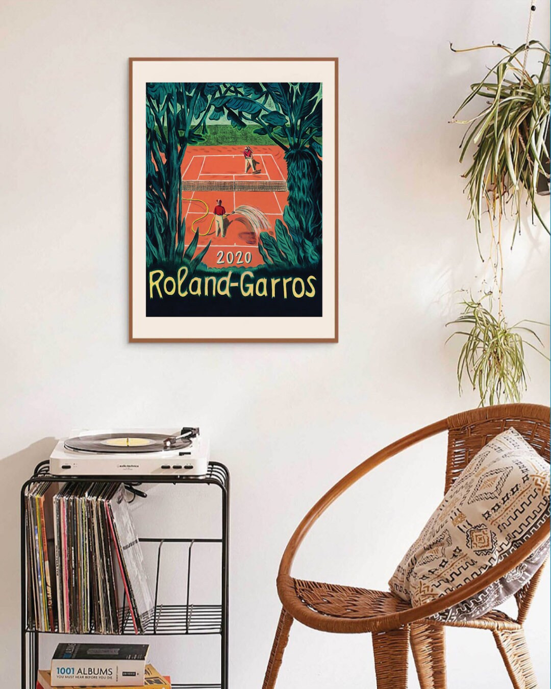 Roland Garros 2020 Poster, Poster for Tennis Lover, Tennis Poster ...