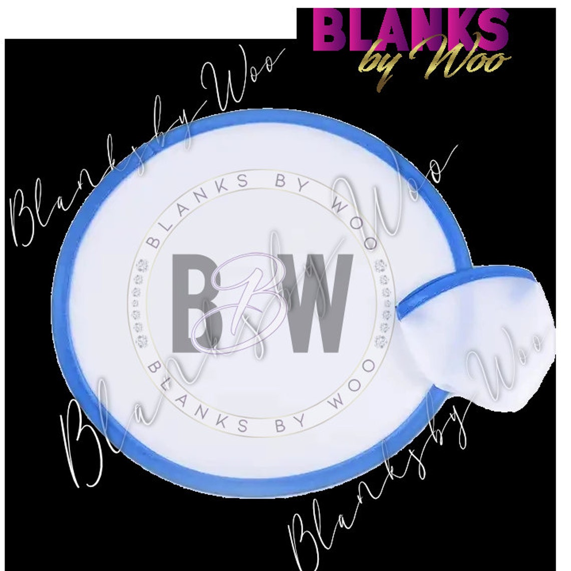 Sublimation Foldable Flying Disc Fan W/ Pouch - Etsy