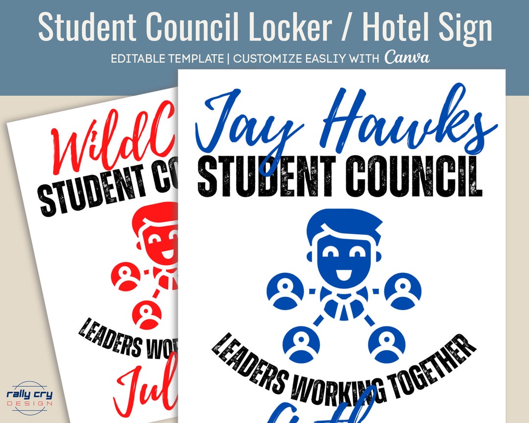 Student Council Locker Sign, Hotel Door Travel Sign, Locker Room ...