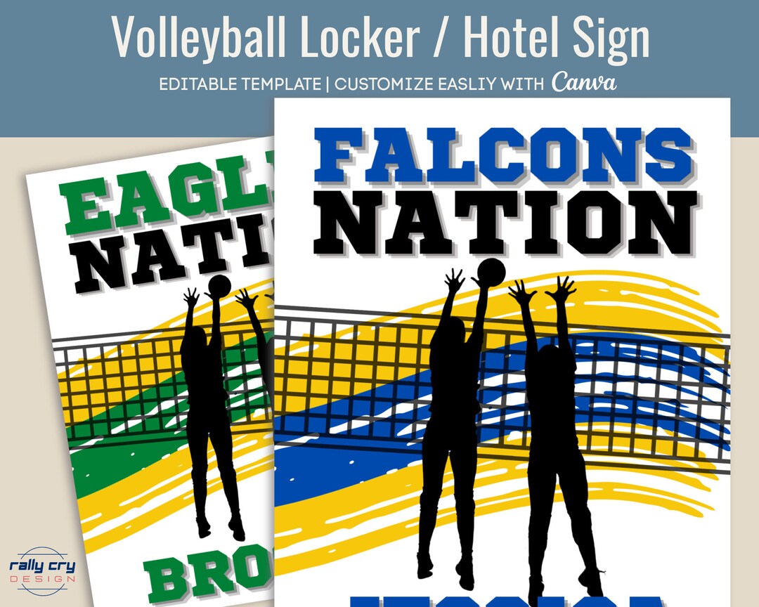 Volleyball Locker Sign, Hotel Door Sign, Locker Room Decoration Tag ...