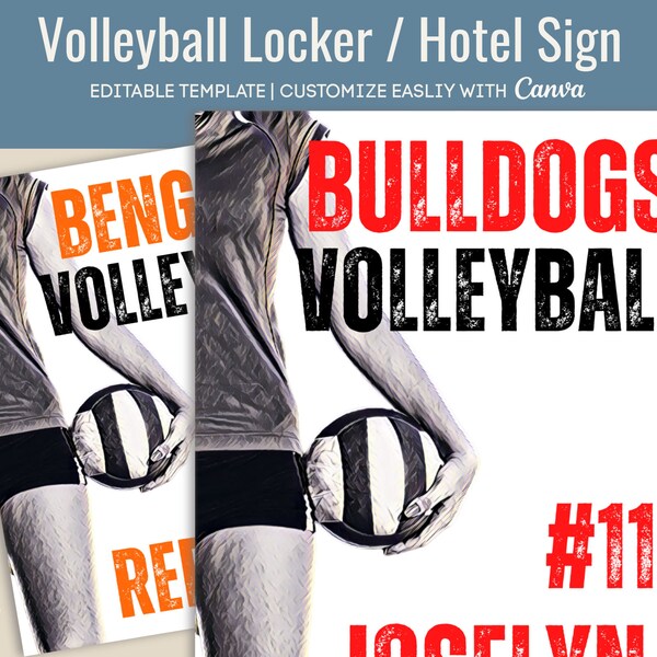 Volleyball Hotel Sign - Etsy