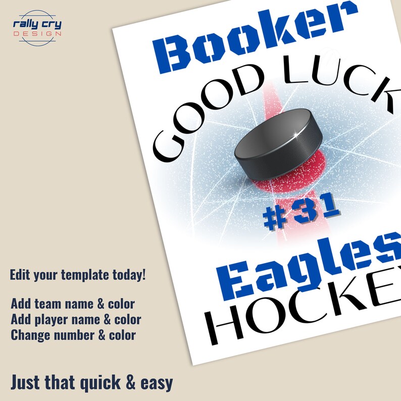 Good Luck Hockey Locker Decoration Sign Trave Pride Hotel - Etsy