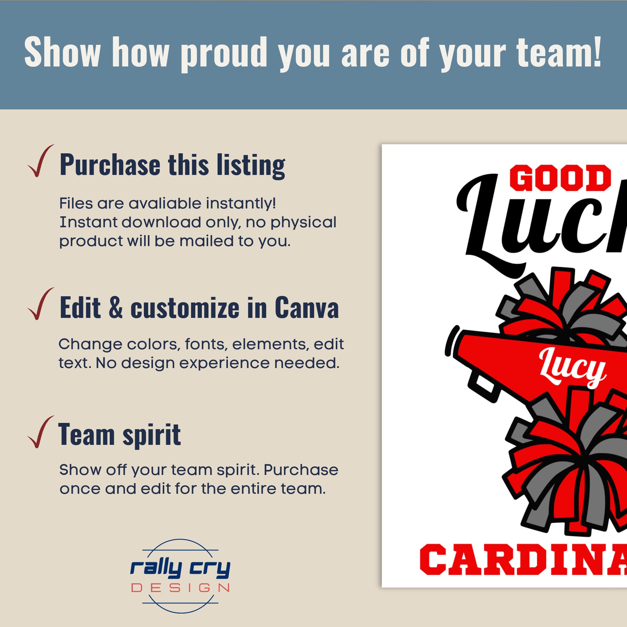 Good Luck Cheer Locker Decoration Sign Hotel Door Sign Tag - Etsy