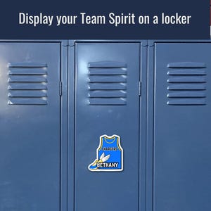 Track and Field Jersey Locker Decoration Cutout Sign, Travel Team Hotel ...