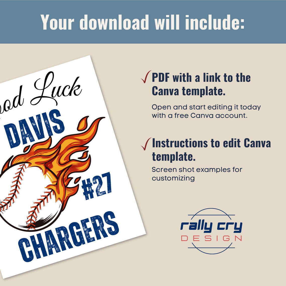 Good Luck Baseball Locker Decoration Name Tag Hotel Door - Etsy