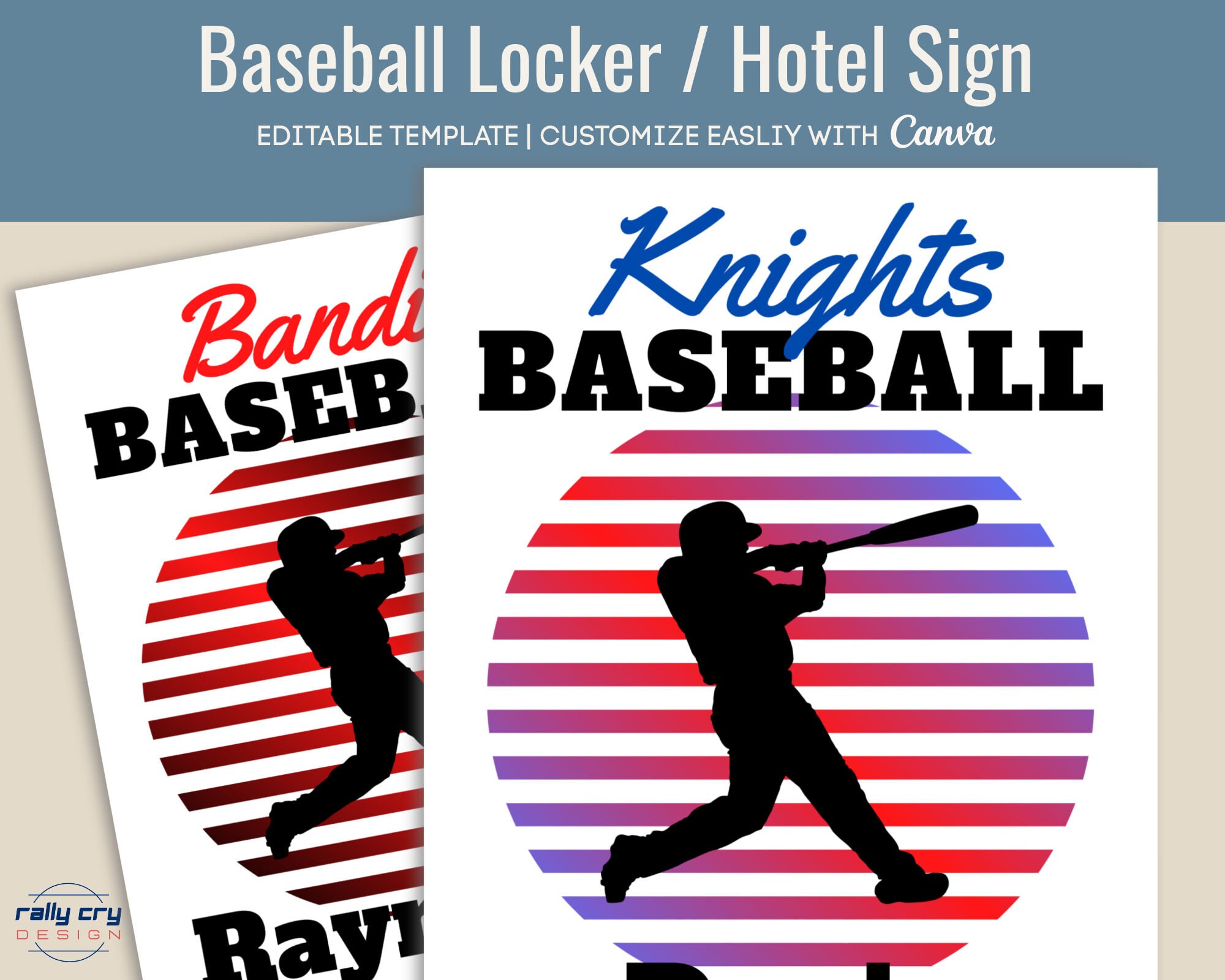 Locker Room Name Tags