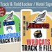 Track & Field Locker Sign Tag, Track Team Hotel Sign, Track Tournament ...