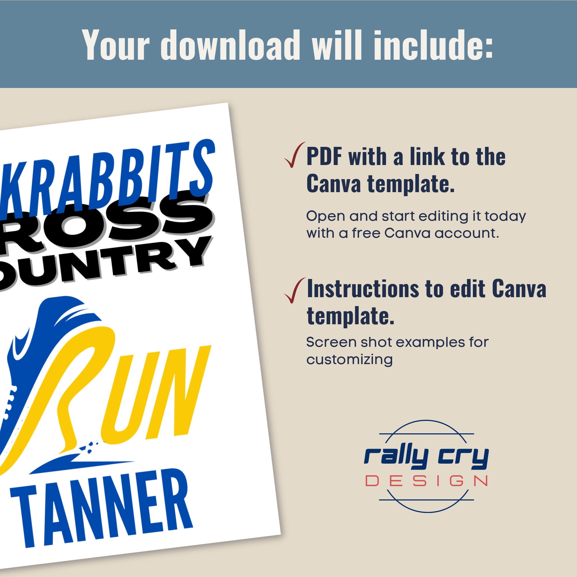 Cross Country Hotel Door Sign XC Locker Decoration Tag CC - Etsy