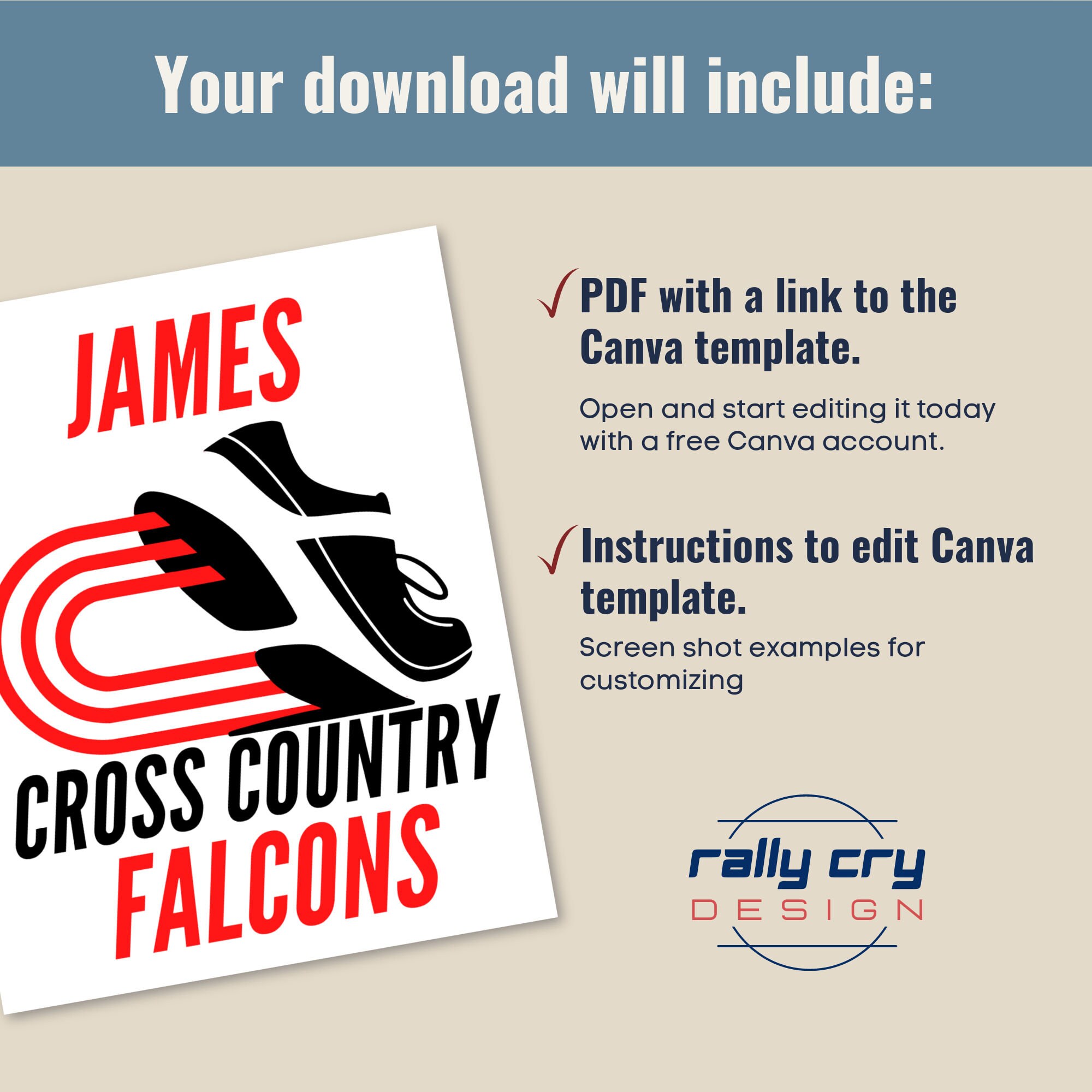 Cross Country Hotel Door Sign XC Locker Decoration Tag CC - Etsy