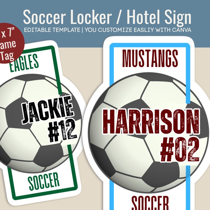 Soccer Door Hanger - Etsy