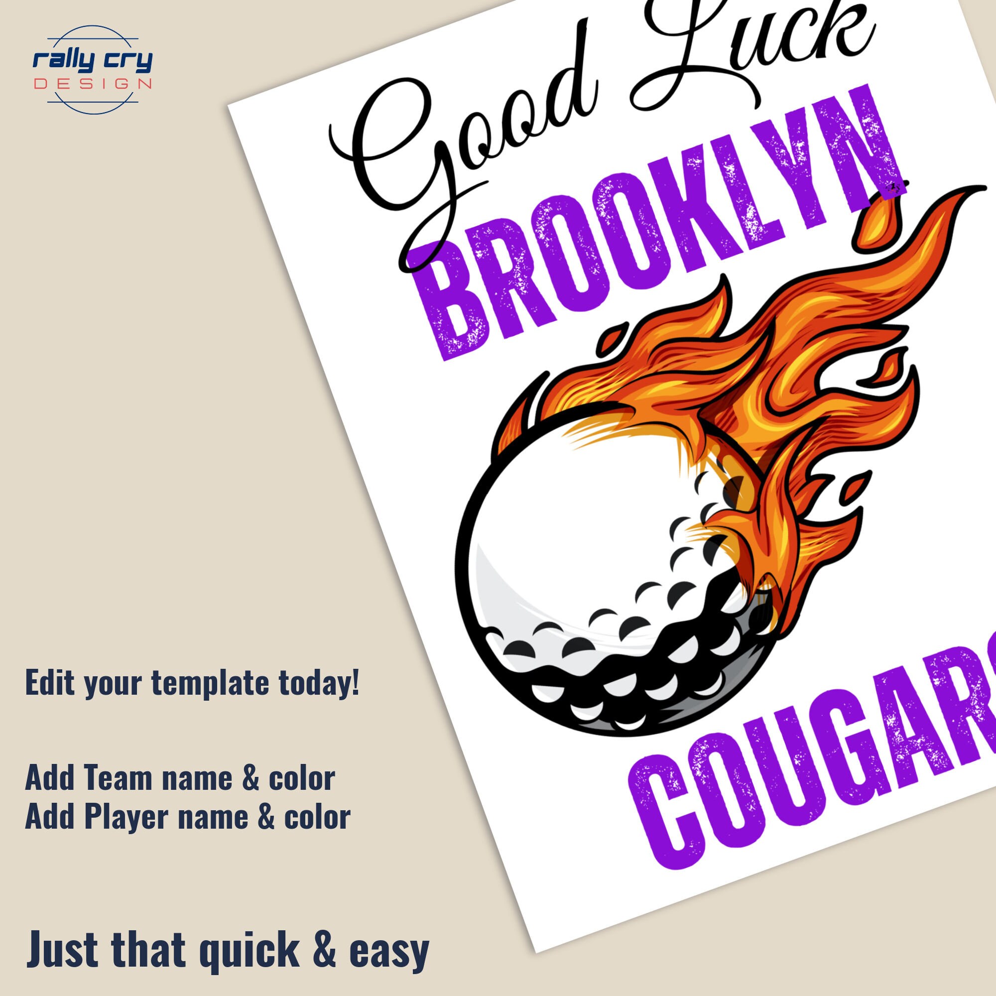 Good Luck Golf Hotel Door Sign Golf Locker Decoration Tag - Etsy