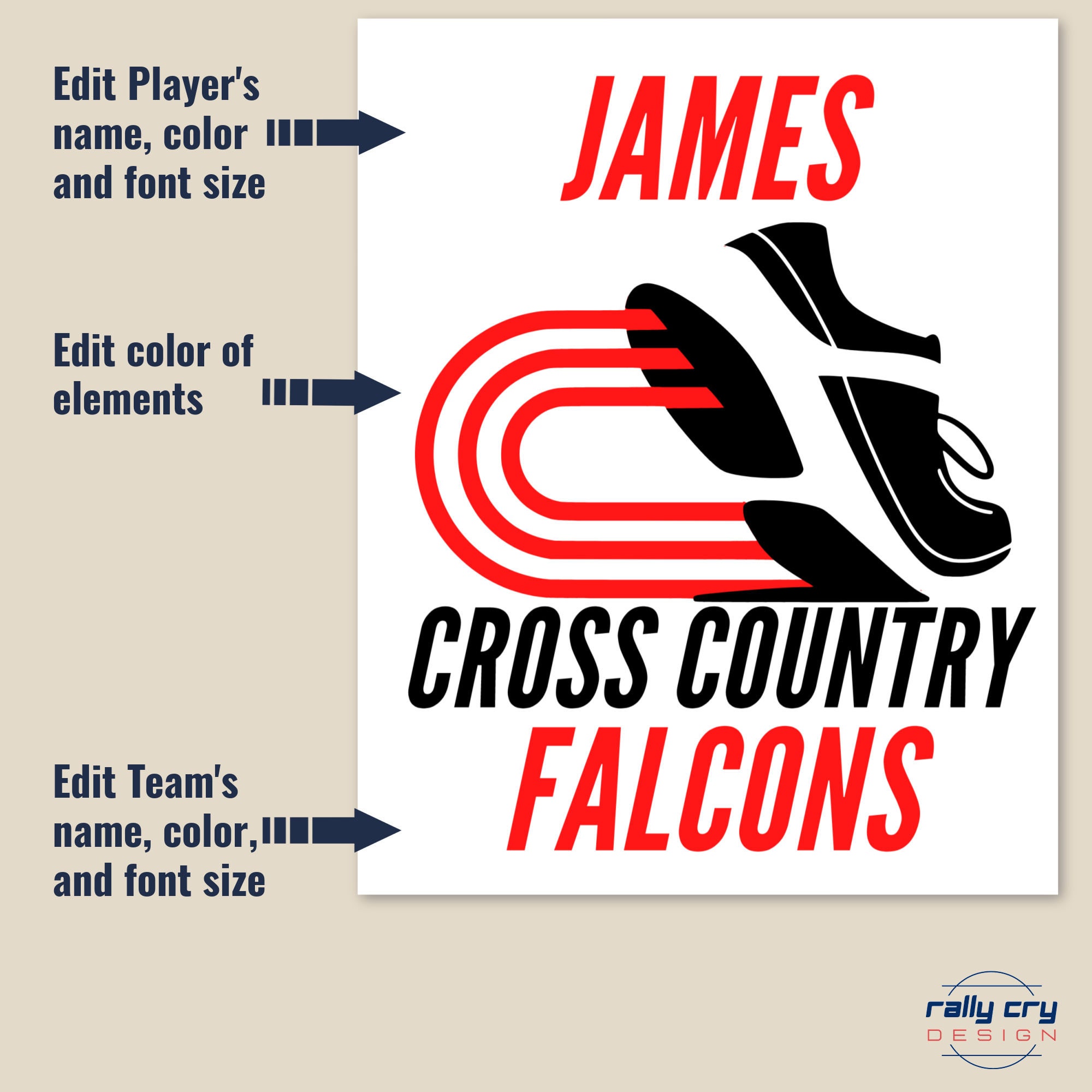 Cross Country Hotel Door Sign XC Locker Decoration Tag CC - Etsy