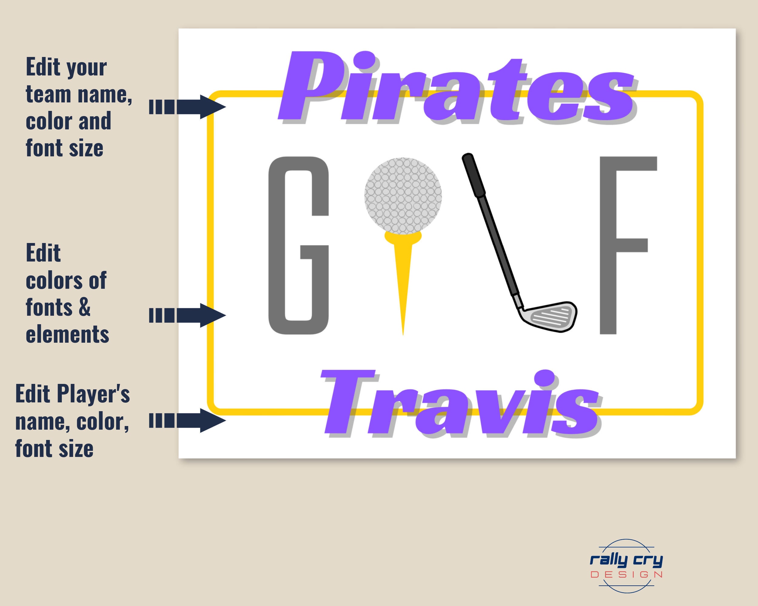 Golf Locker Decoration Locker Room Sign Tag Team Hotel Sign - Etsy