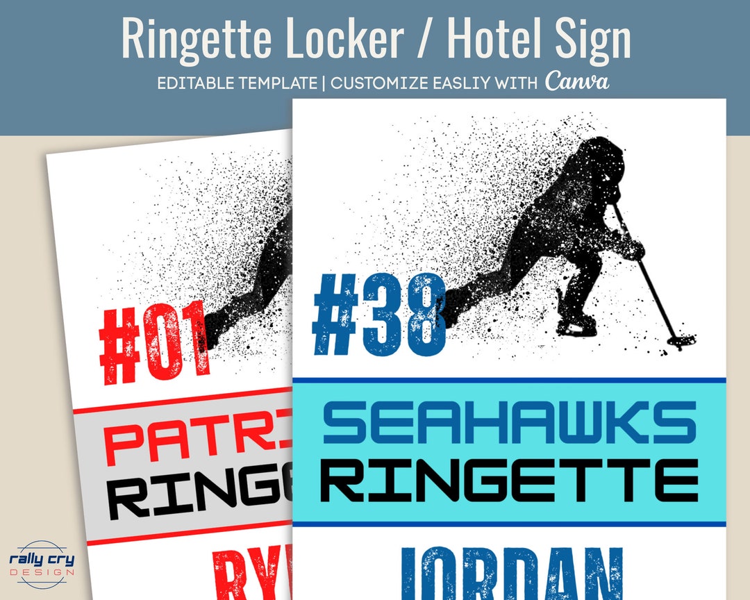 Ringette Locker Decoration Sign, Trave Pride Hotel Door Sign, Club ...