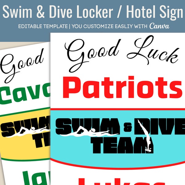 Good Luck Swim Meet - Etsy