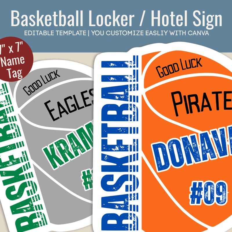 Basketball Locker Decoration - Etsy
