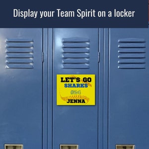 Girls Softball Hotel Door Sign, Locker Decoration Name Tag, Pep Rally ...