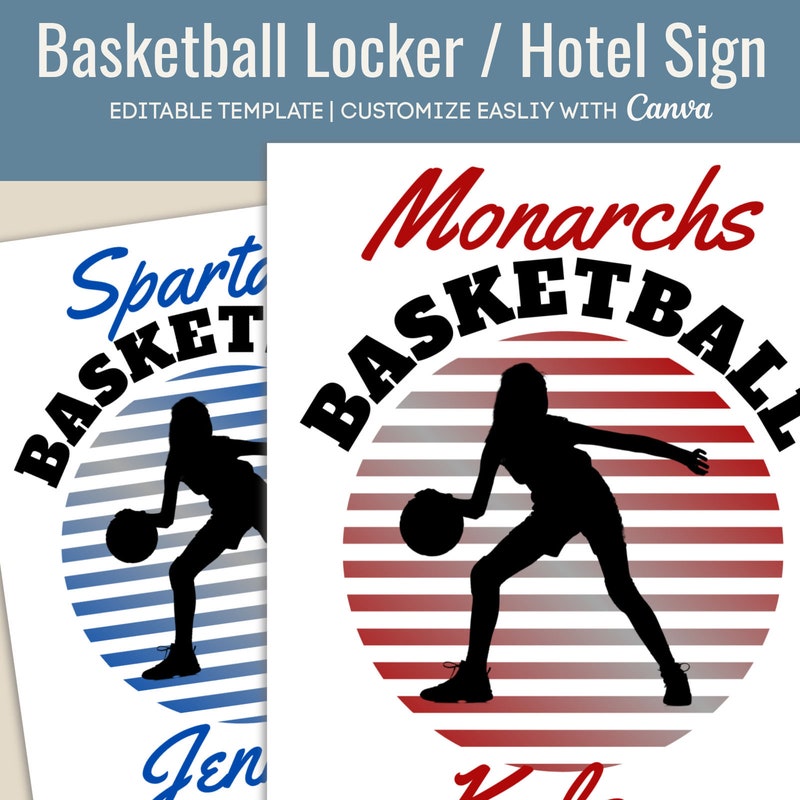 Girls Basketball Locker Sign - Etsy
