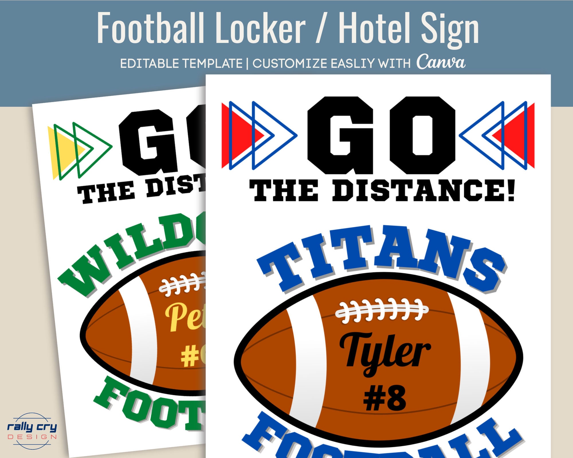 School Spirit Posters For Football
