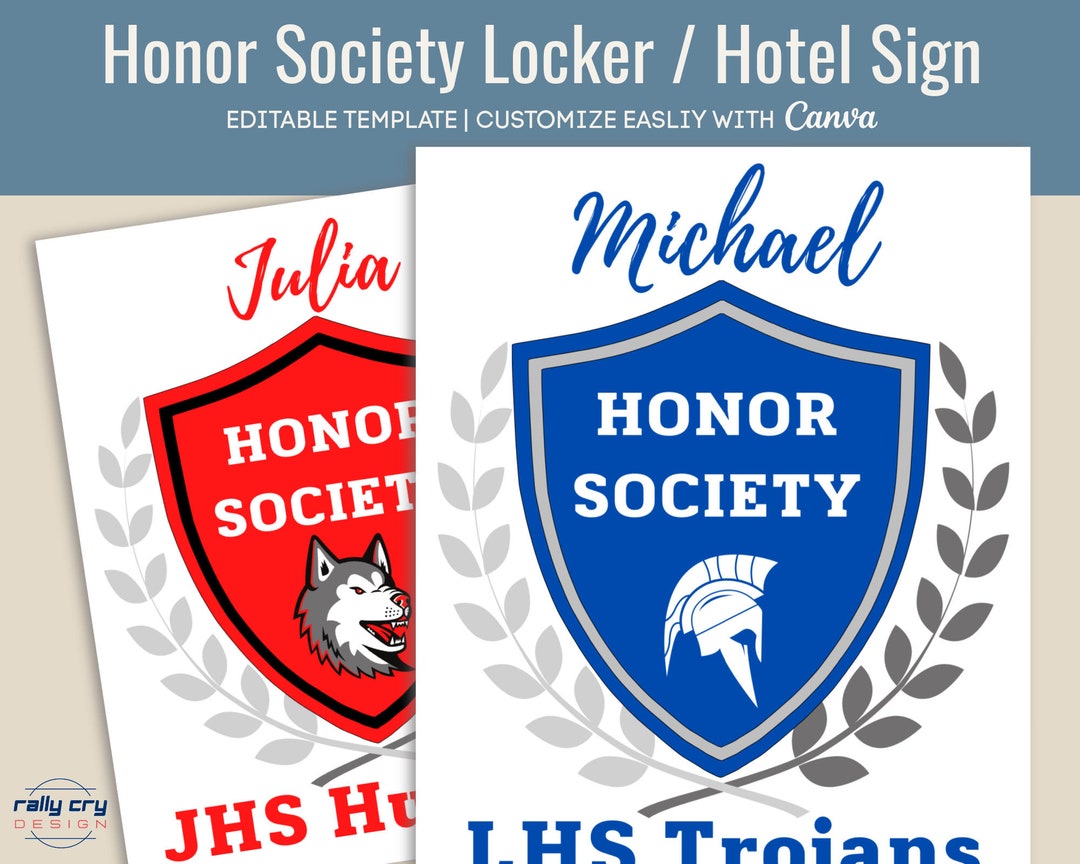 Honor Roll Locker Sign Tag, Hotel Door Sign, Locker Decoration Tag ...