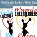 Cheer Locker Decoration Name Tag, Cheerleader Name Tag, Cheer ...