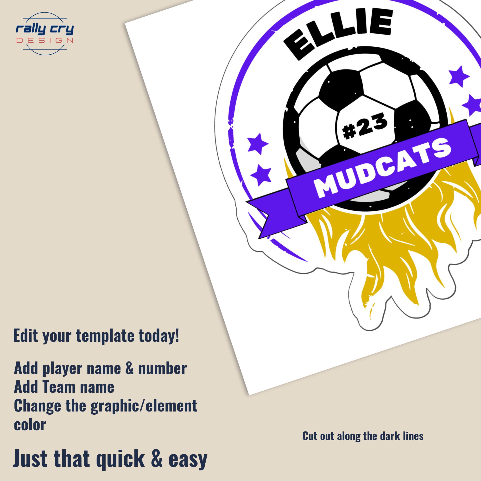 Soccer Hotel Door Name Tag, Locker Decoration Sign, Soccer Printable ...