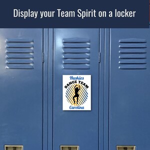 Dance Team Hotel Door Sign Tag, Locker Decoration, Dance Squad Spirit ...